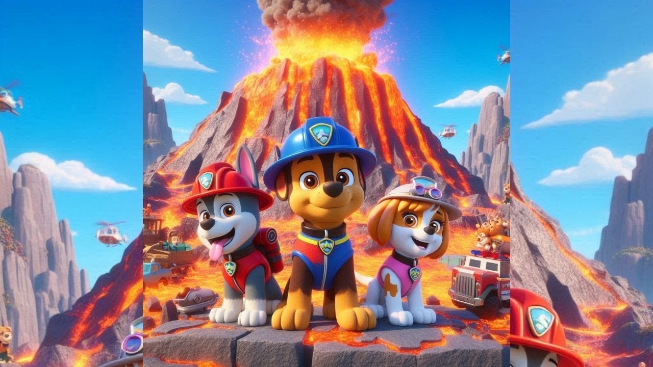 Paw Patrol: The Great Volcano Rescue #PawPatrol #VolcanoAdventure # ...