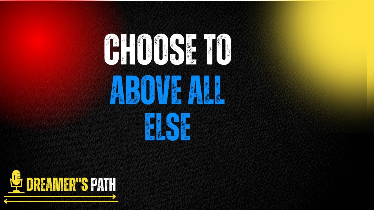 CHOOSE GOD ABOVE ALL ELSE |BEST SPEECH| - YouTube