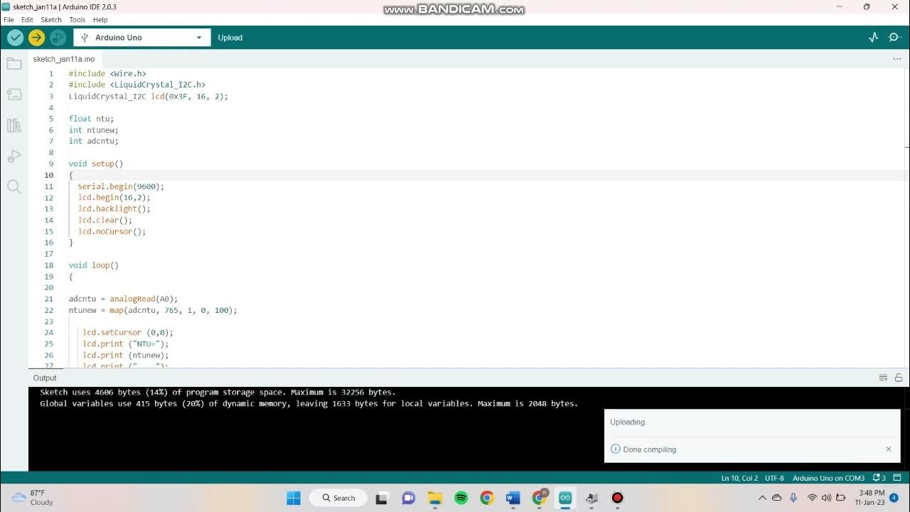 “MONITORING KEKERUHAN AIR DENGAN SENSOR TURBIDITY BERBASIS ARDUINO UNO” - YouTube