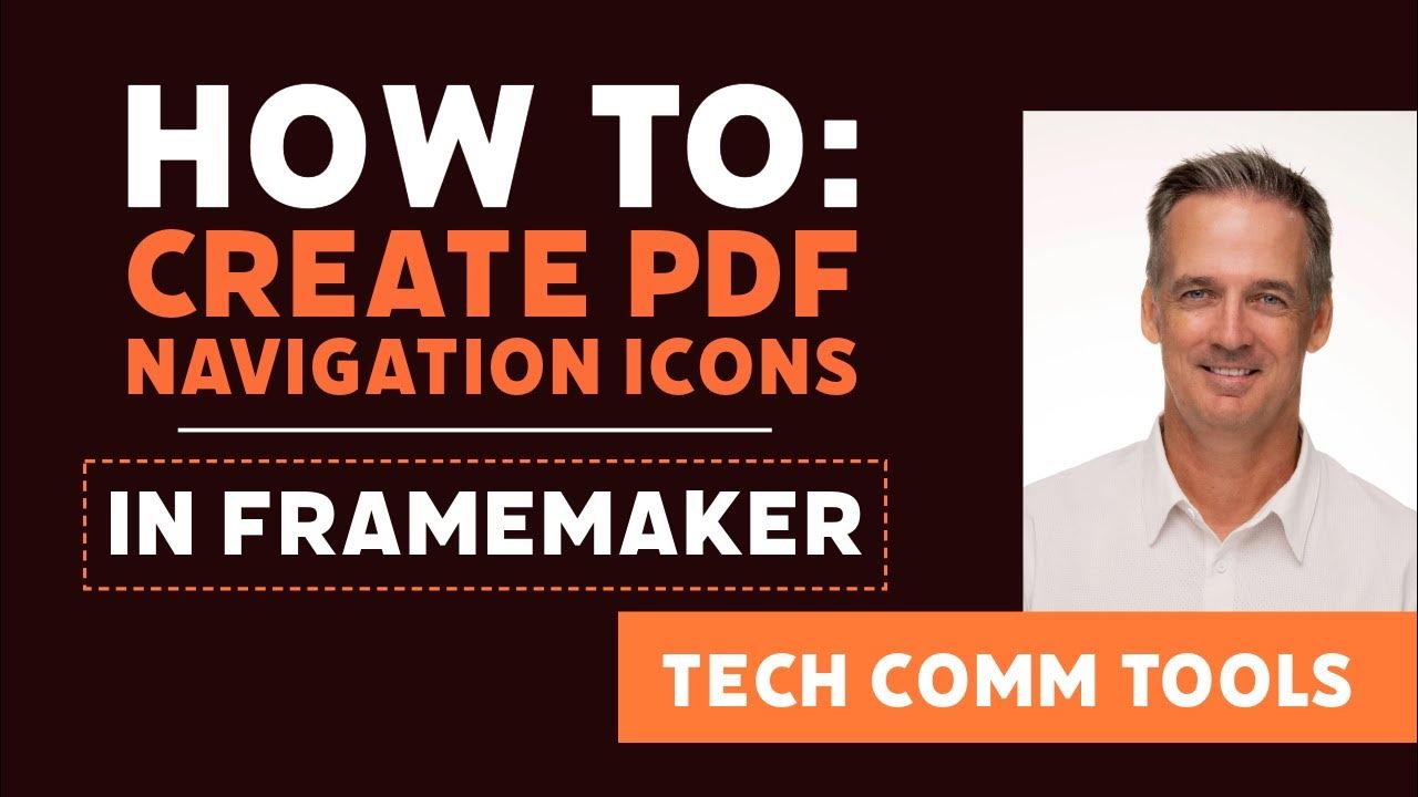 Create PDF navigation icons in FrameMaker documents - YouTube
