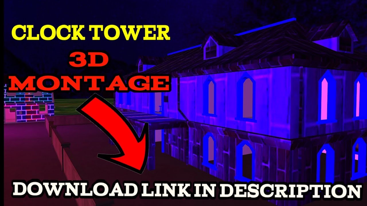 Free Fire Clock Tower 3D Montage 🔥 || Free Fire Clock Tower Model ...