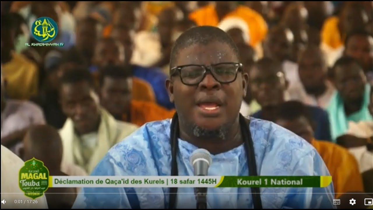 Khassida Assirou Déclame par Kurel National HTDKH, Magal Touba 2023 ...