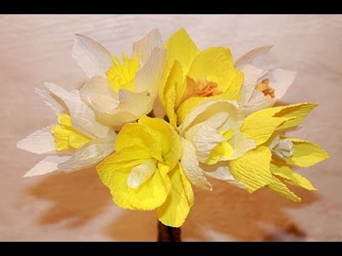 НАРЦИССЫ из бумаги - YouTube