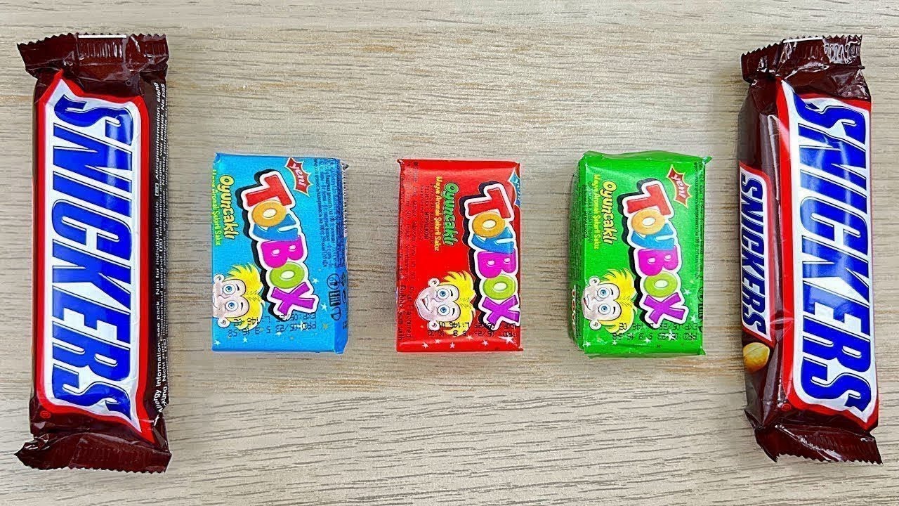 Satisfying Video | Unpacking 3 ToyBox Rainbow Boxes with Candy ASMR ...