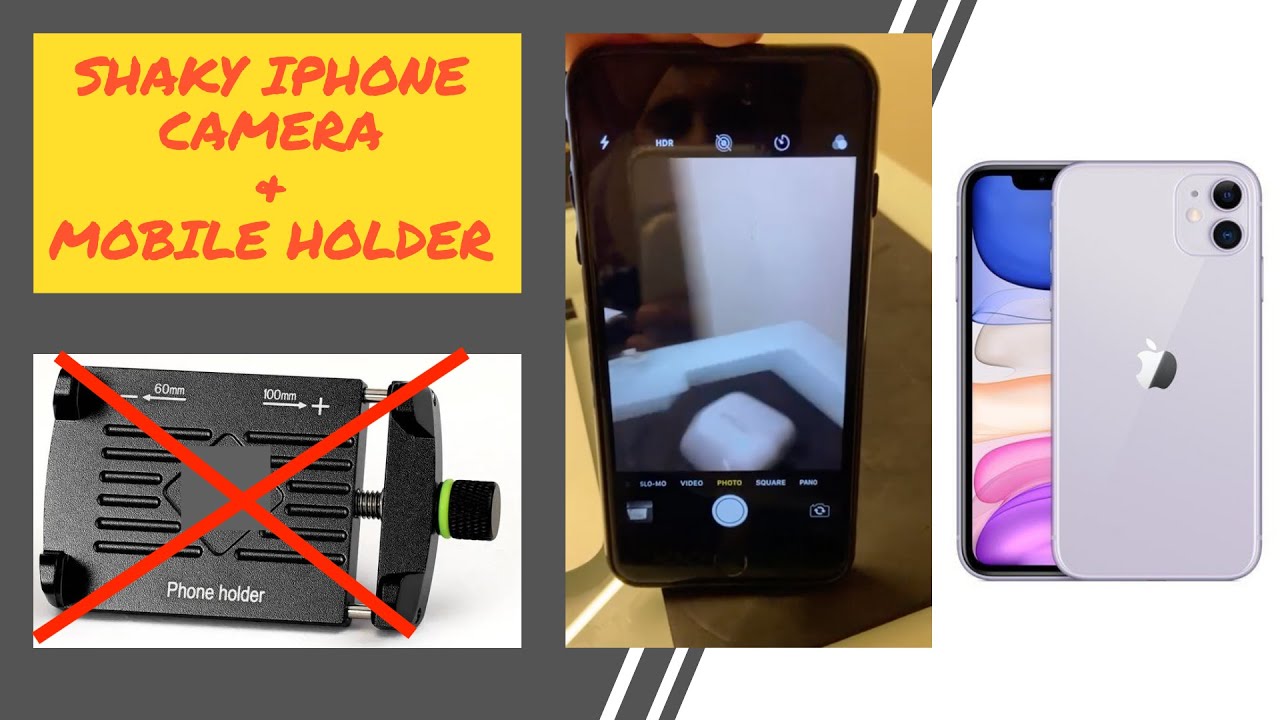 Iphone Shaky Camera & Mobile Holder for Bike - YouTube