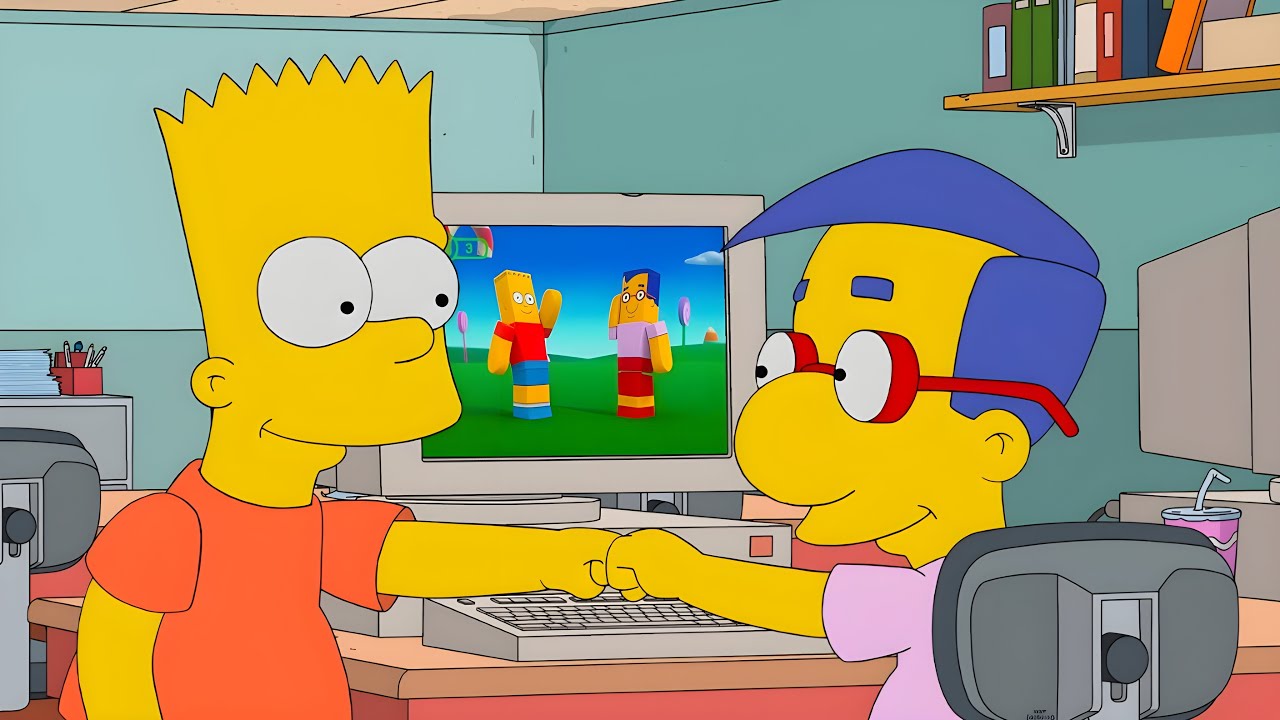 BART MILLIONNAIRE GRÂCE À ROBLOX - YouTube