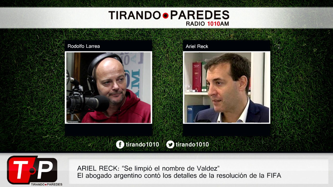 Ariel Reck: "Se limpió el nombre de Valdez" - YouTube