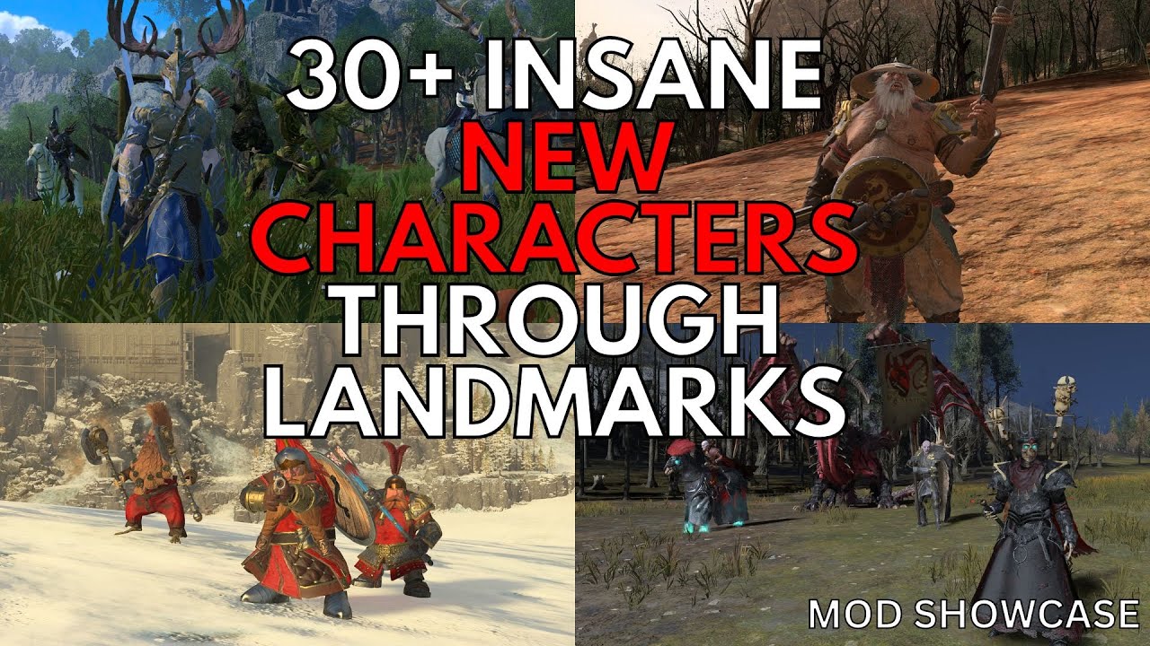 THE ULTIMATE LANDMARK OVERHAUL! Heroes of Legend Showcase! Total War ...