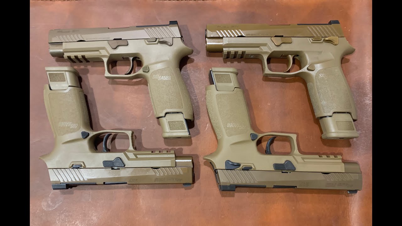 Sig M17 pistol models- what's the difference? - YouTube
