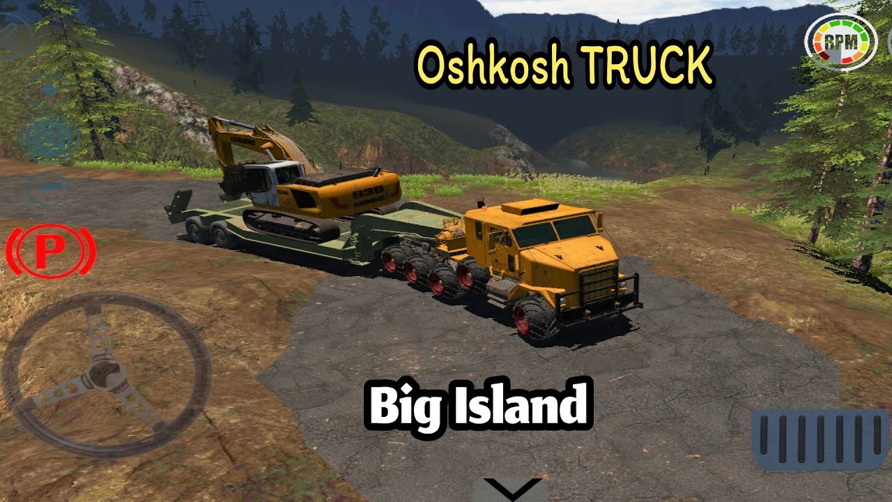 Oshkosh Truck gameplay | rthd gameplay | big Island map gameplay | #new ...