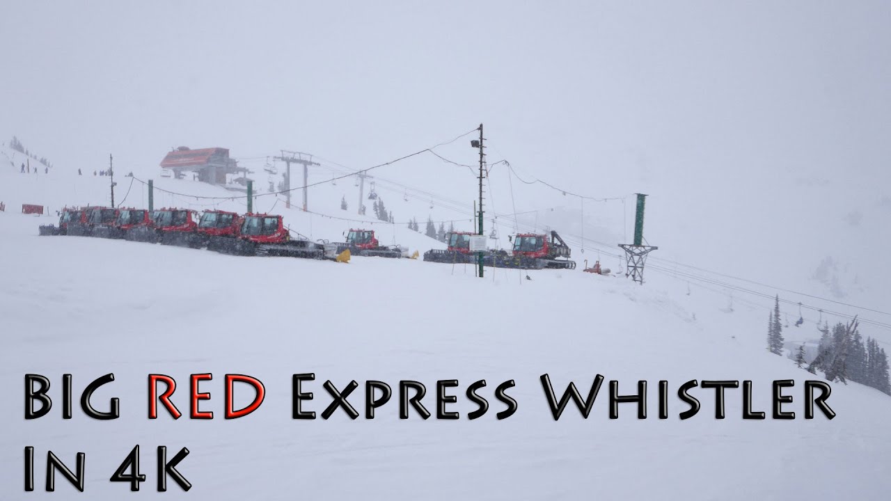 Big Red Express Whistler in 4K - YouTube