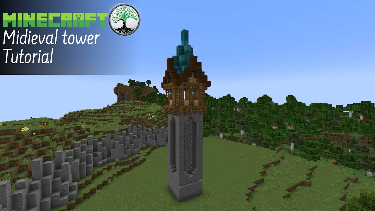 Minecraft: Tower | Medieval Tower (Tutorial) - YouTube