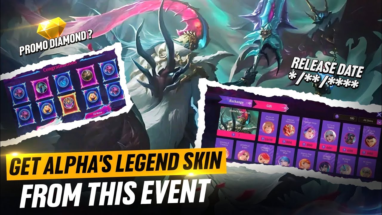 GET ALPHA'S LEGEND SKIN FROM THIS NEW EVENT | | MOBILE LEGENDS BANG ...