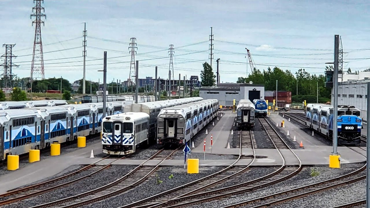 EXO Trains in Pointe-Saint-Charles | Railfanning Day in PSC (Part 1 ...