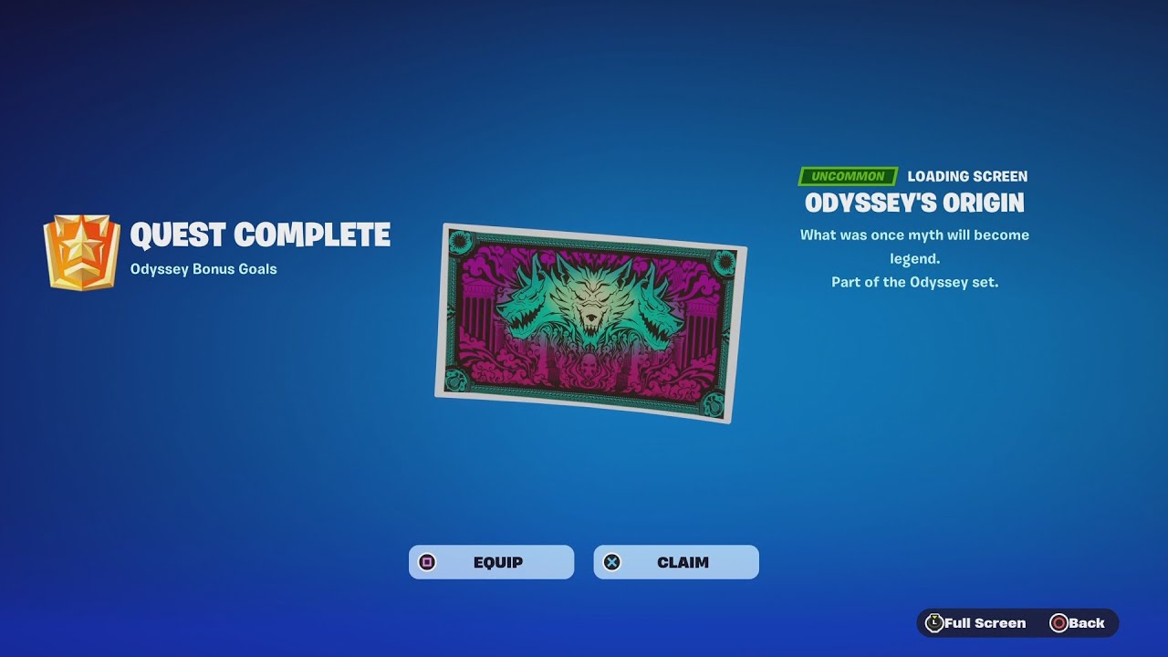 How To Get The FREE Chapter 5 Season 2 ODYSSEY'S ORIGIN Loading Screen ...