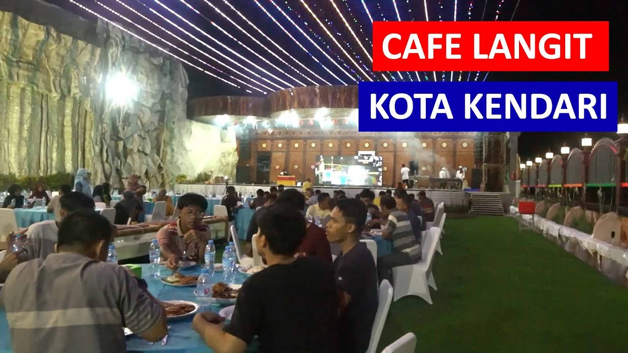 Cafe Langit Kota Kendari di Hotel Kubah 9 - YouTube