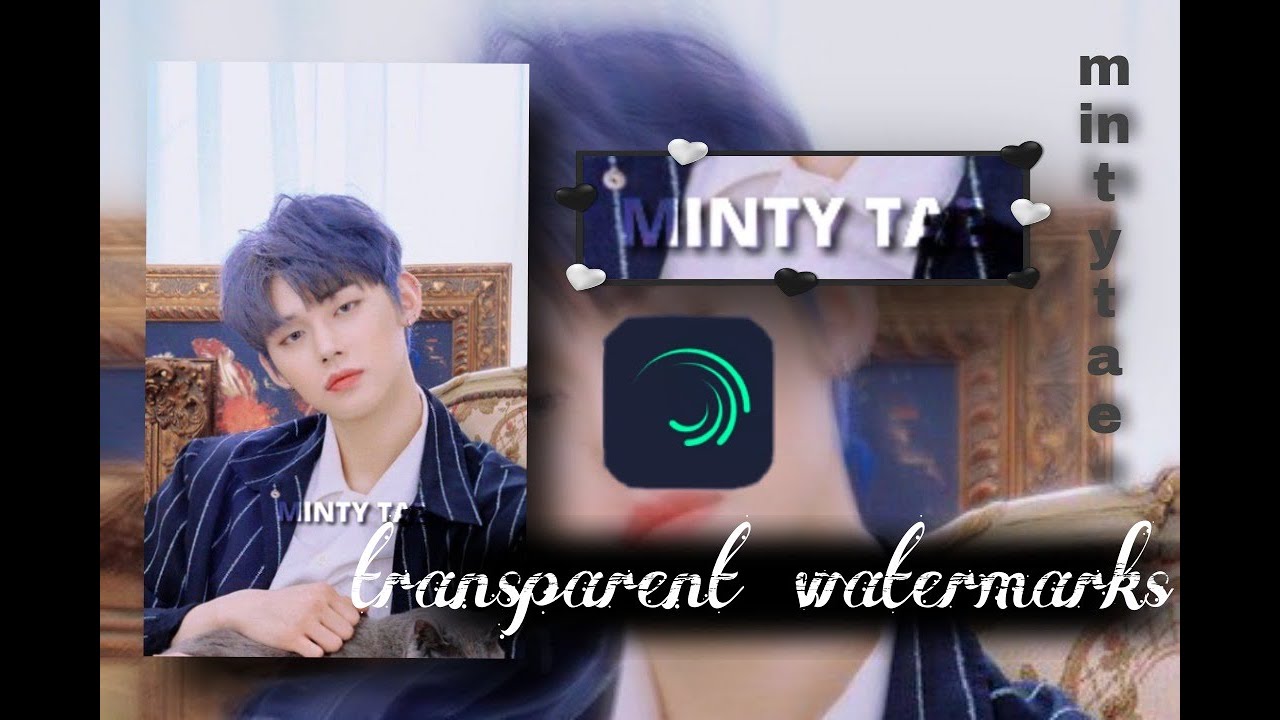 •TRANSPARENT WATERMARKS• ~Alight motion~ [requested] - YouTube