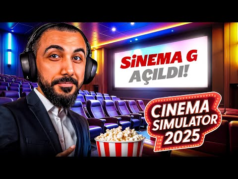 İZLEYİCİLERİM İÇİN SİNEMA SALONU AÇTIM! | CINEMA SIMULATOR 2025 | Barış Can