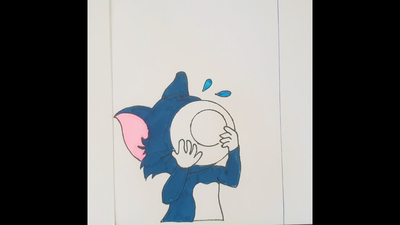How to Draw hungry Tom and Jerry, រៀនគូររូប៖ - YouTube