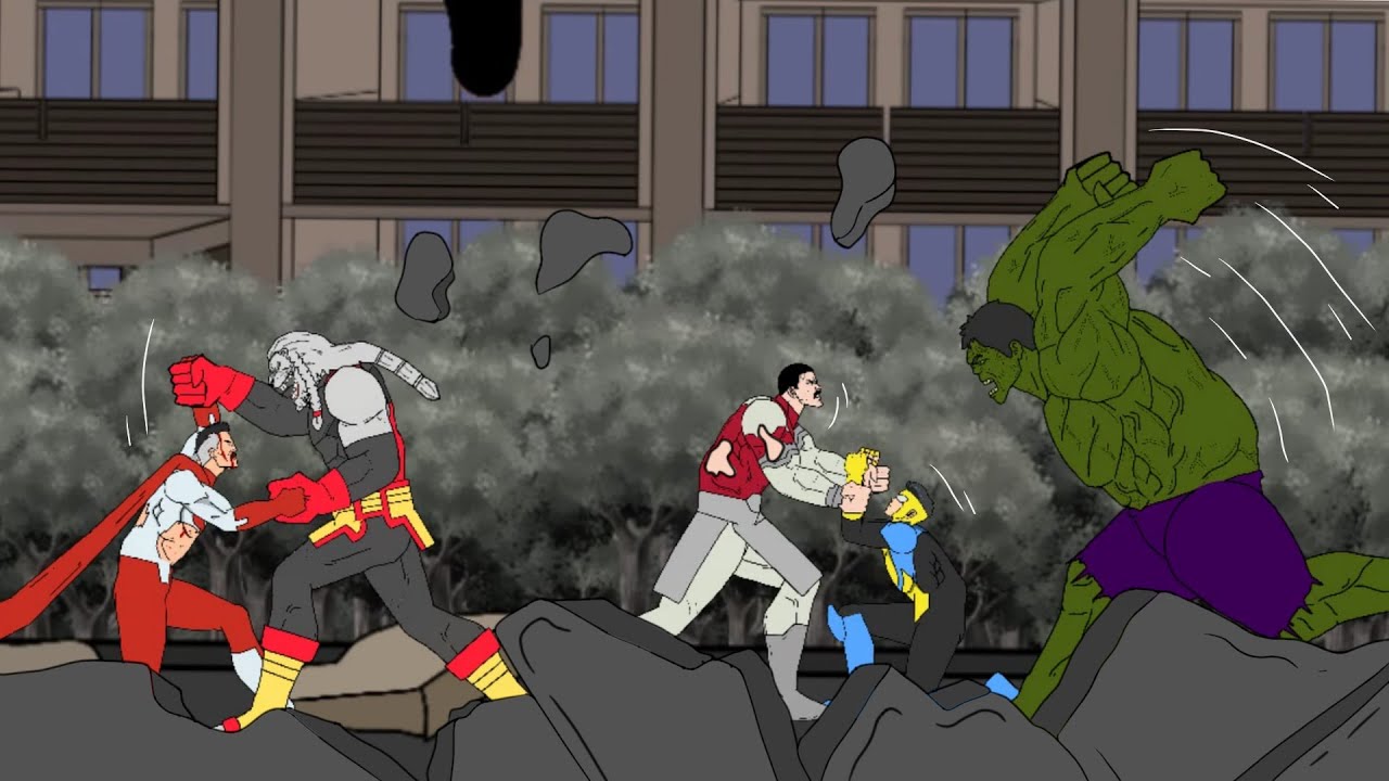 Hulk vs Thragg vs Battle Beast vs omni-man and invincible - dc2 ...