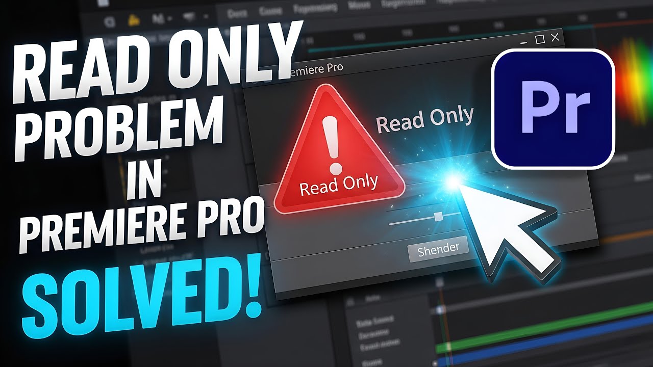 Read-Only Project in Premiere Pro Solved #PremierePro #VideoEditing # ...