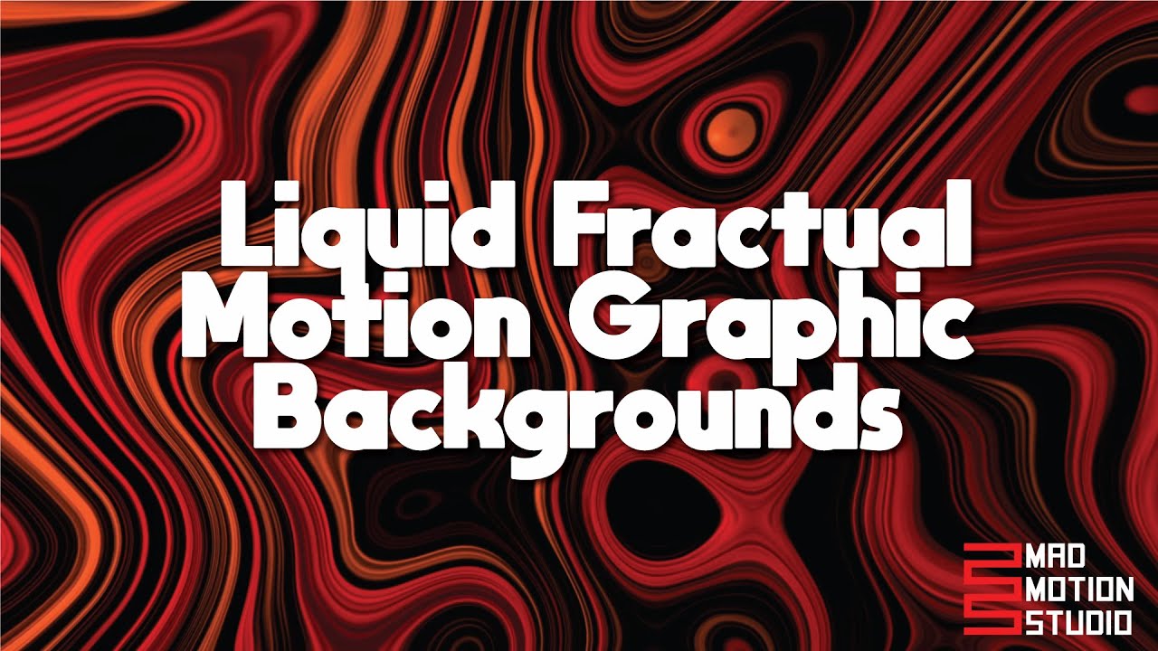 Free Fluid Gradient motion background | Liquid Fractual Motion Graphic ...