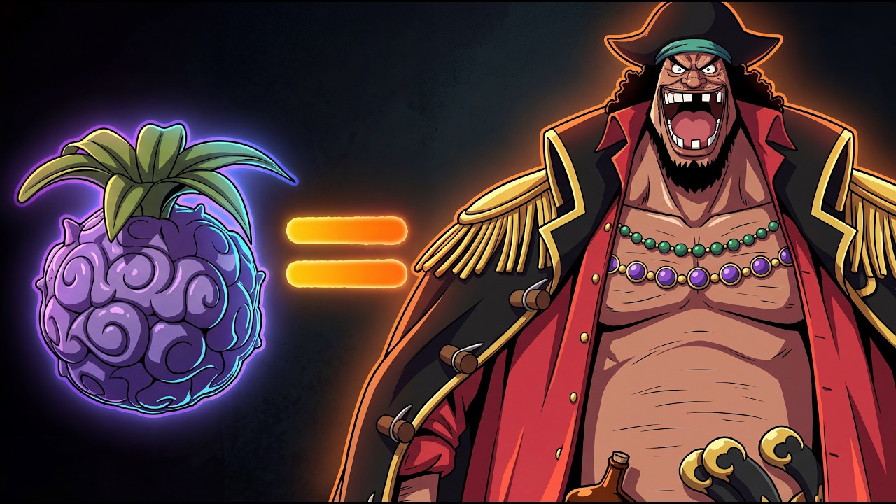Marshall D. Teach aka Blackbeard and Yami Yami No Mi (Dark Dark Fruit ...