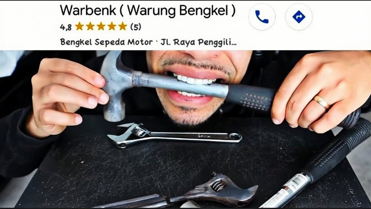 Warung Yang Menyediakan Makanan Bengkel 😱... (Warung Bengkel Meme ...