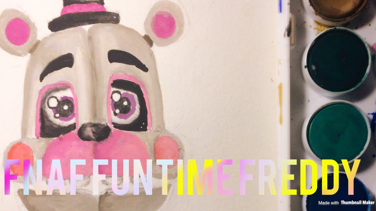 Lets draw! FunTime Freddy - YouTube