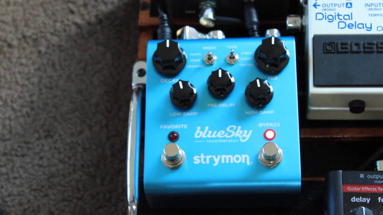 Strymon BlueSky Reverberator Guitar Pedal Demo Review - YouTube