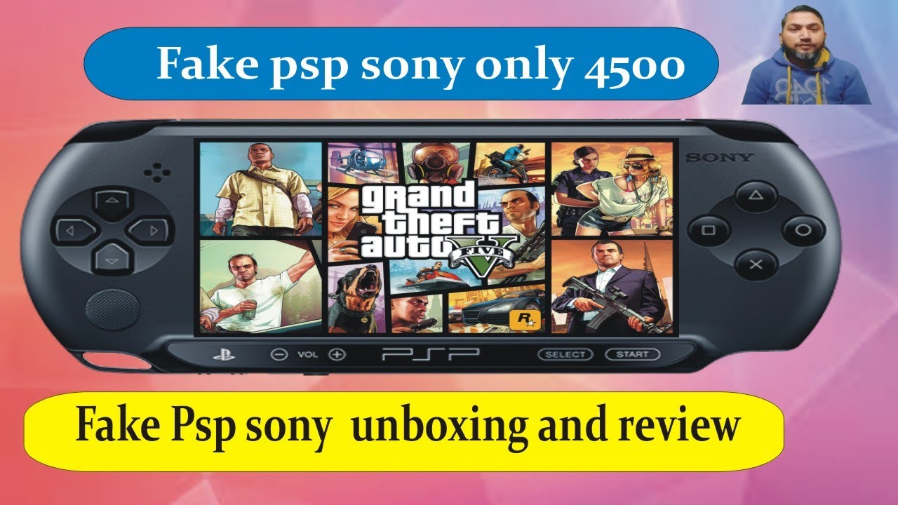 fake psp sony black unboxing and review and game play full review of ...