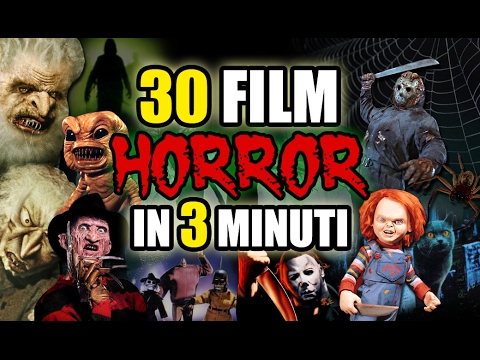 30 film horror in 3 minuti! - YouTube