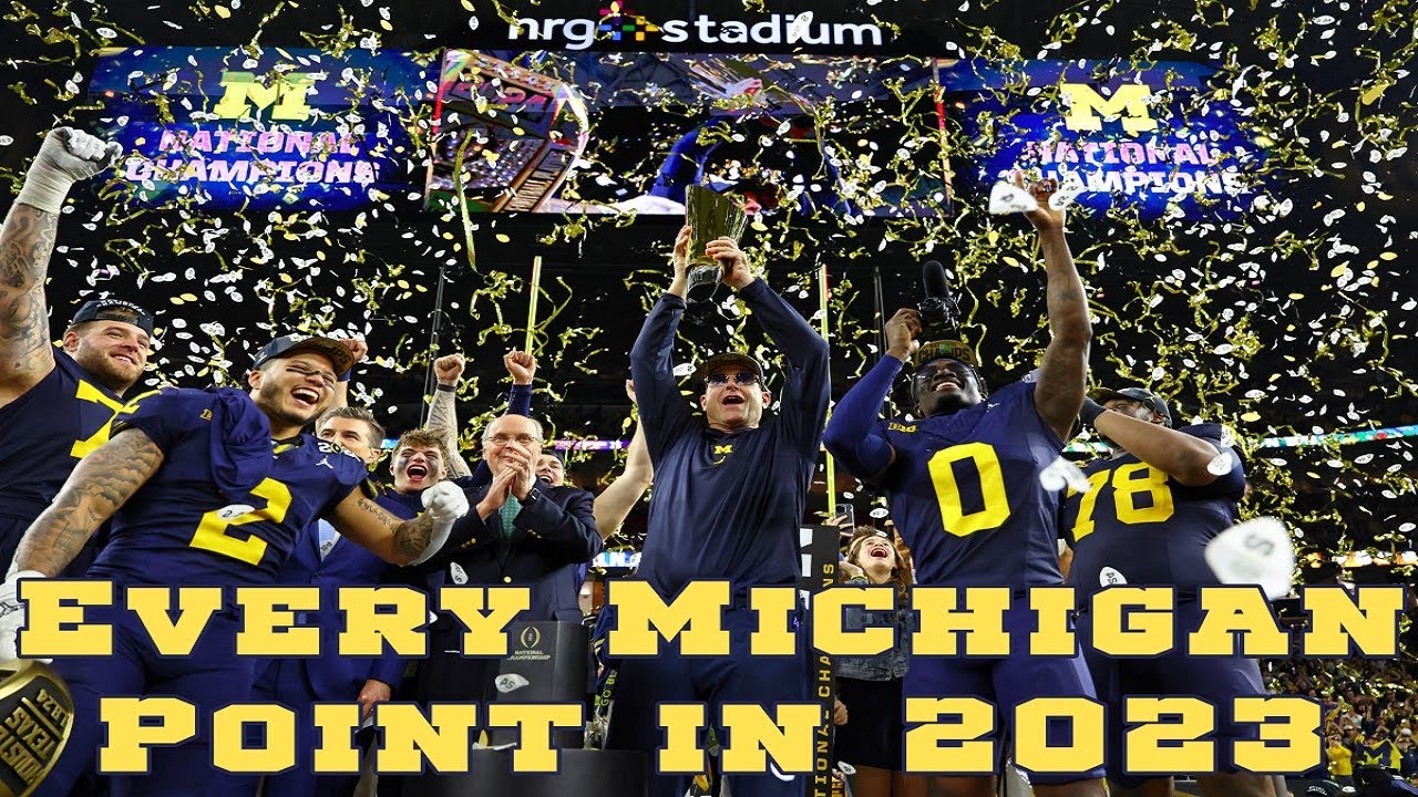 Every Point of Michigan's 2023 National Championship Season - YouTube