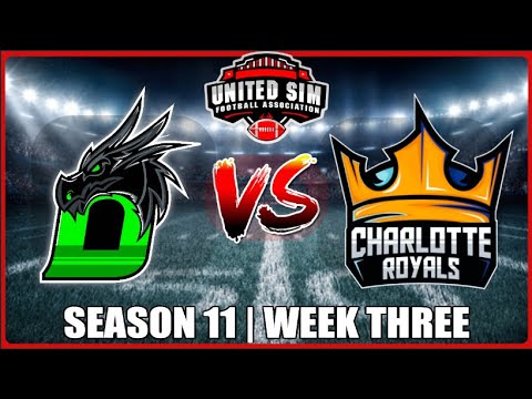 Dallas Dragons @ Charlotte Royals | S11/W3 | USFA - YouTube