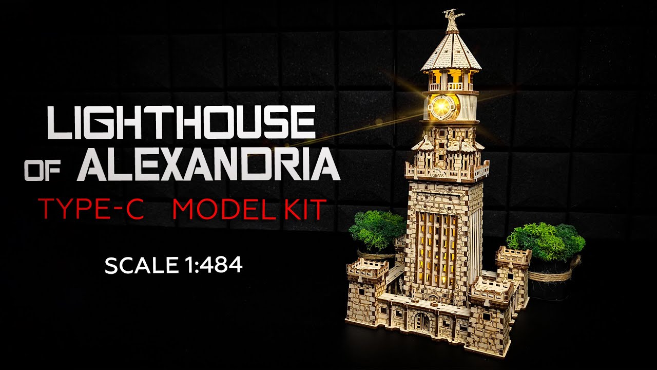 Building a "Lighthouse of Alexandria" with Lightning, Scale 1:484 ...