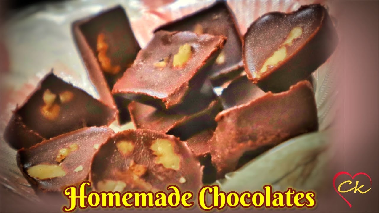 Make Chocolates at home quick and easy | With 5 readily available ...