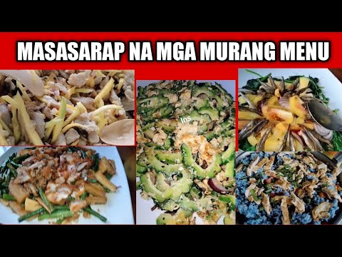 EASY AT MGA MURANG MENU - YouTube