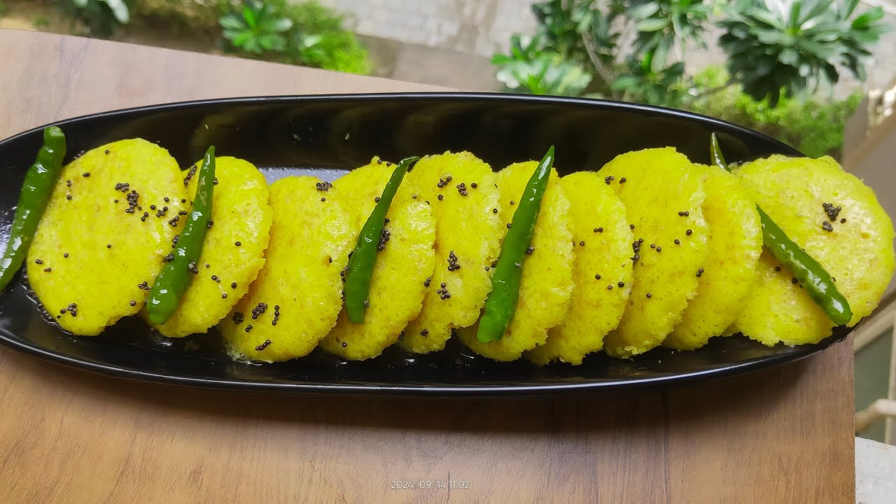 Fluffy Dhokla recipe in Unique Idli Shape: A Fun Twist on classic Snack ...