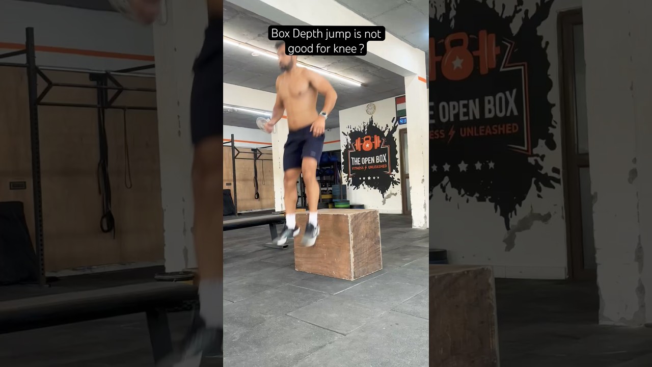 Box depth jump is really good exercise for improving lower body explosive power 📦 #verticaljump ...