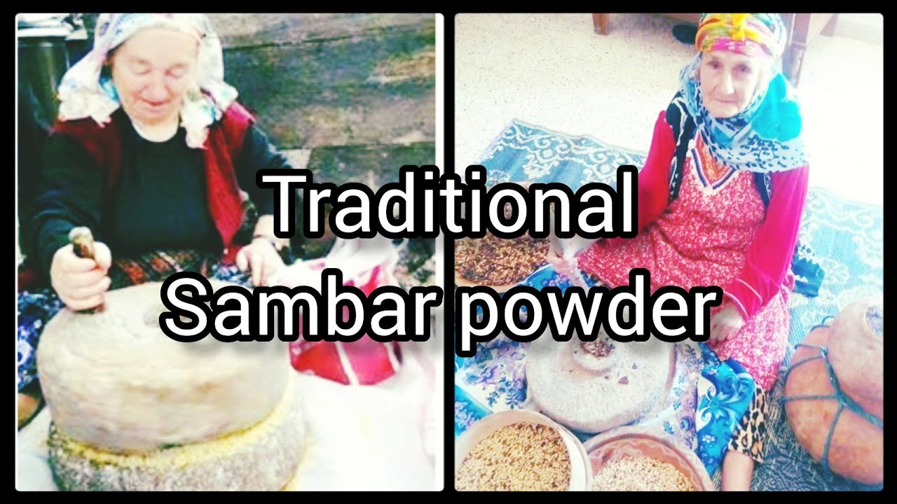 Home Made Sambar Powder || Traditional Sambar Powder - YouTube