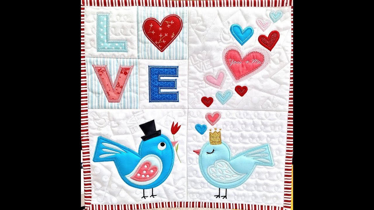 Kimberbell Mini Quilts February Part 1 January 9, 2024 - YouTube