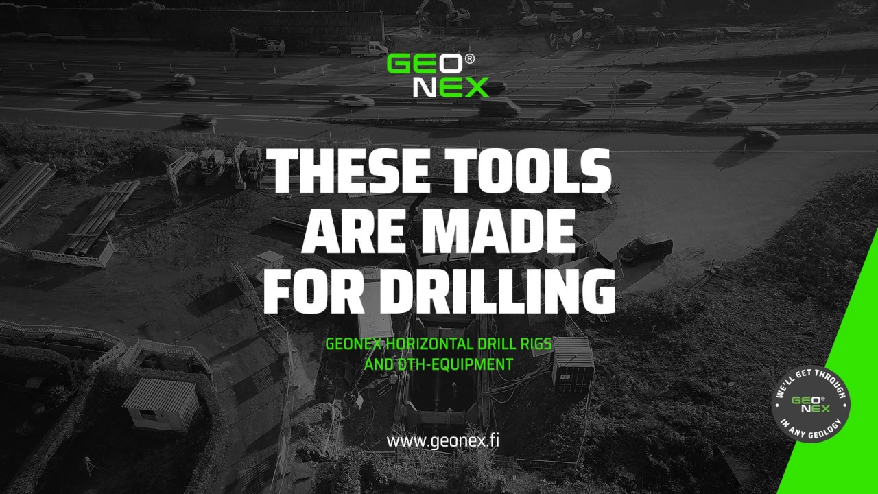 Geonex Hammer drilling solutions - YouTube