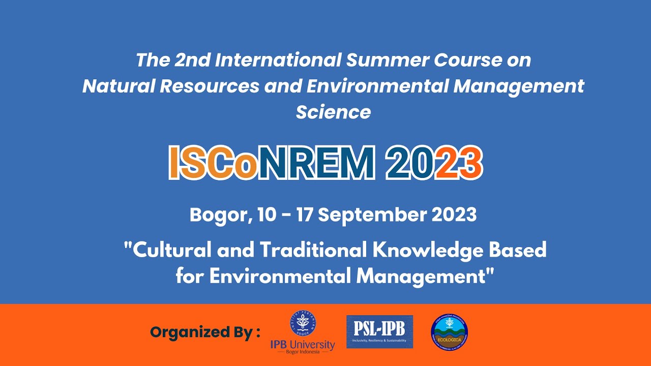 The 2nd International Summer Course on Natural Resources and ...