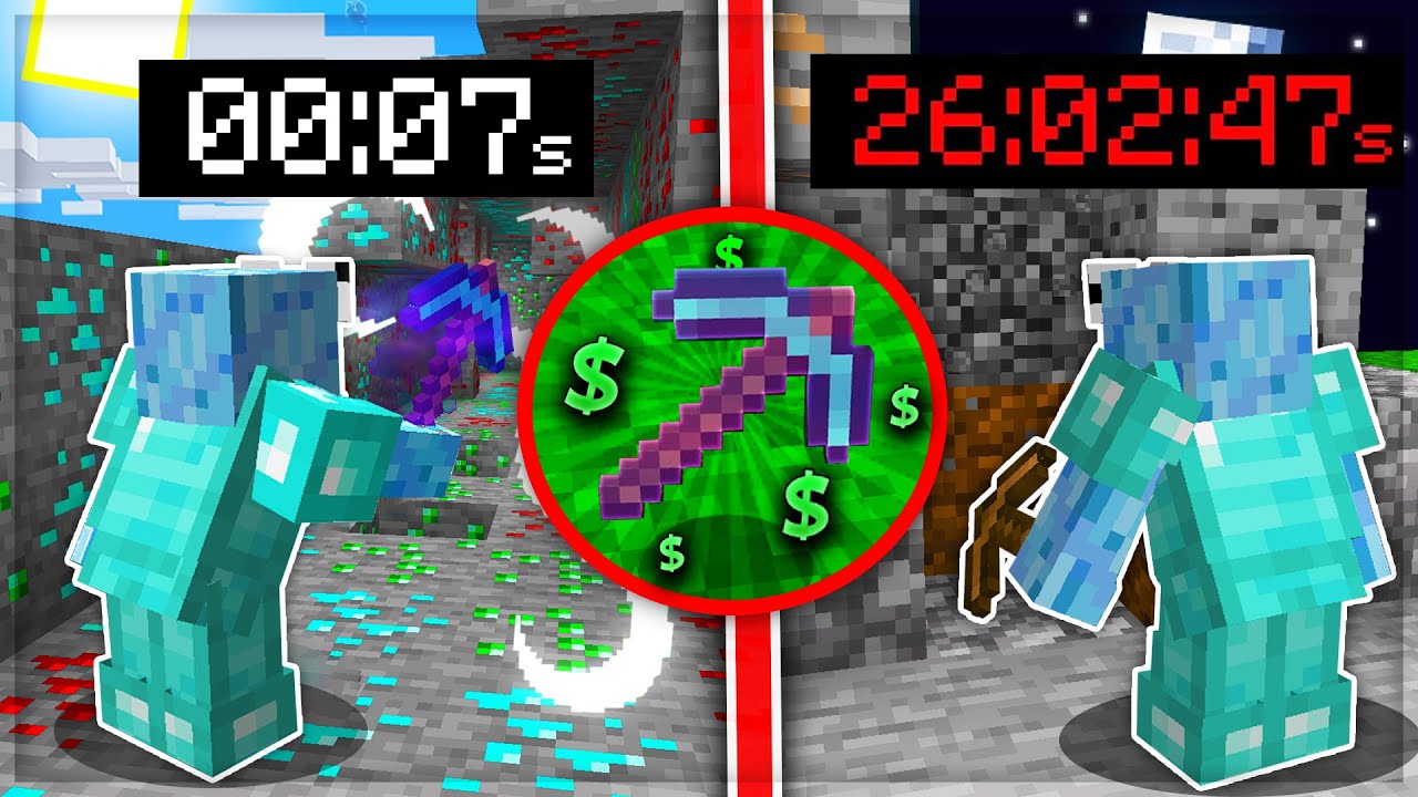 I MAXED OUT THE *FASTEST* PICKAXE! | Minecraft Prisons - YouTube