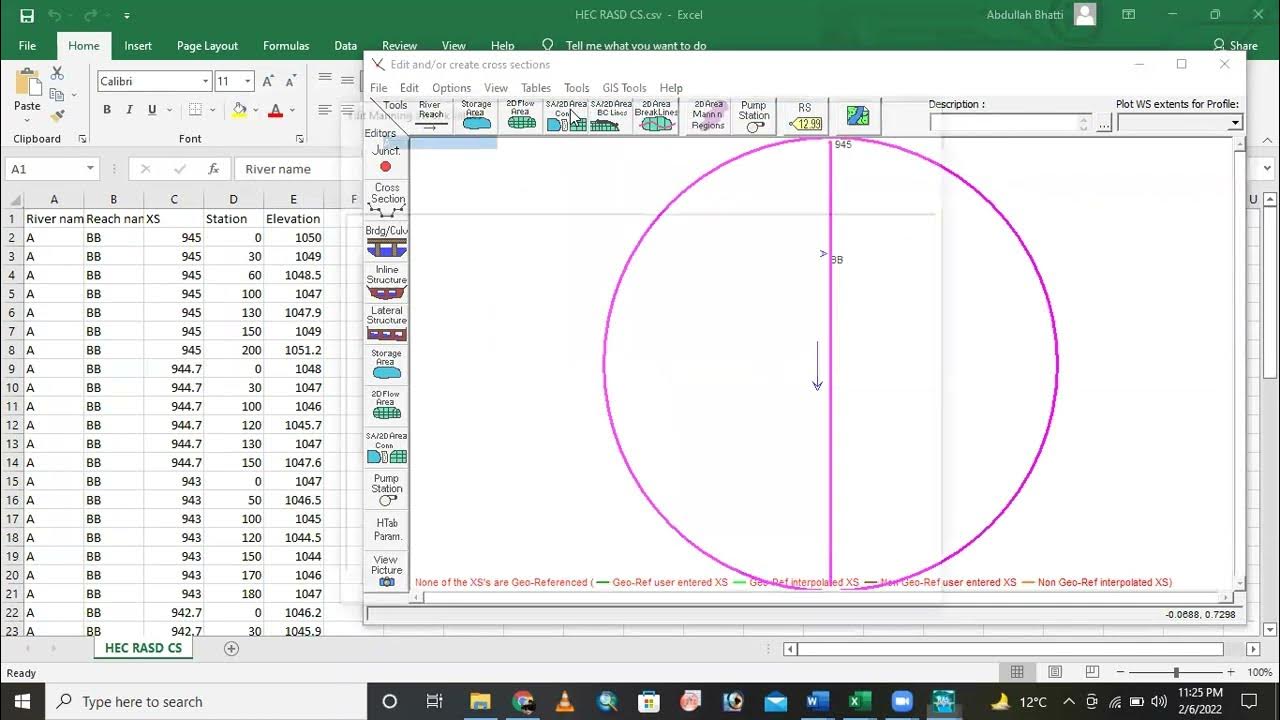 How to Import Cross Sections in HEC-RAS using CSV File | Importing Geometry in HEC-RAS | HEC-RAS ...