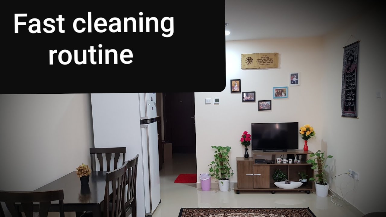 Set your daily quick clean routine| daily fast cleaning - YouTube