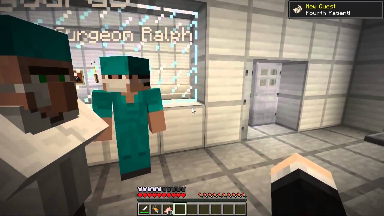 Minecraft | THE HOSPITAL MISSION | Custom Mod Adventure - YouTube