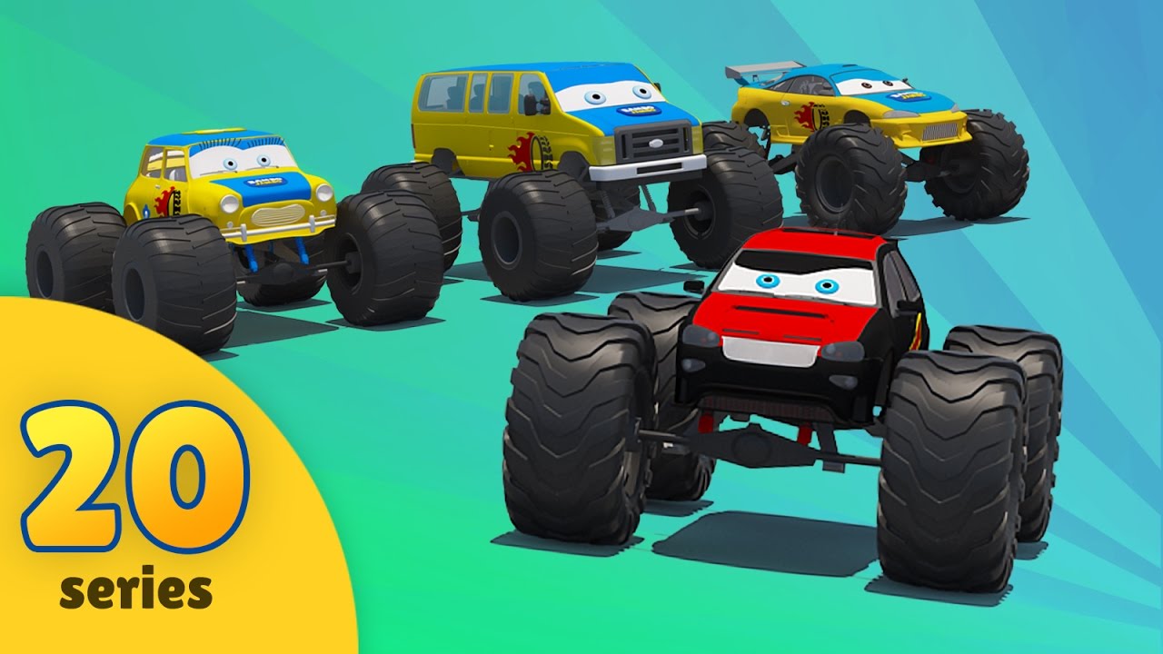Evil Monster Truck Tricks | Monster Truck Adventures | Good vs Evil ...