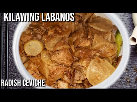Kilawing Labanos| How to cook Radish Ceviche (super easy and tasty ...