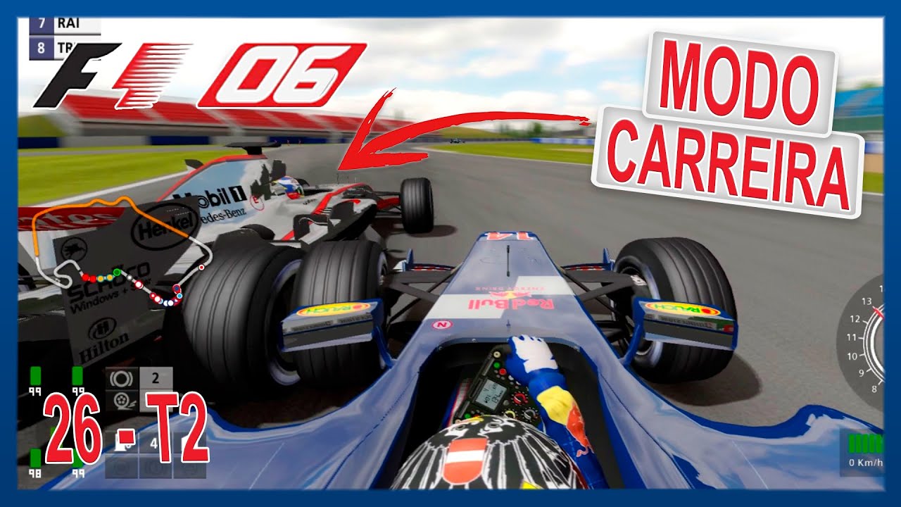 F1 2006 PS3 Championship Edition Modo Carreira EP 26 T2 GP SILVERSTONE ...
